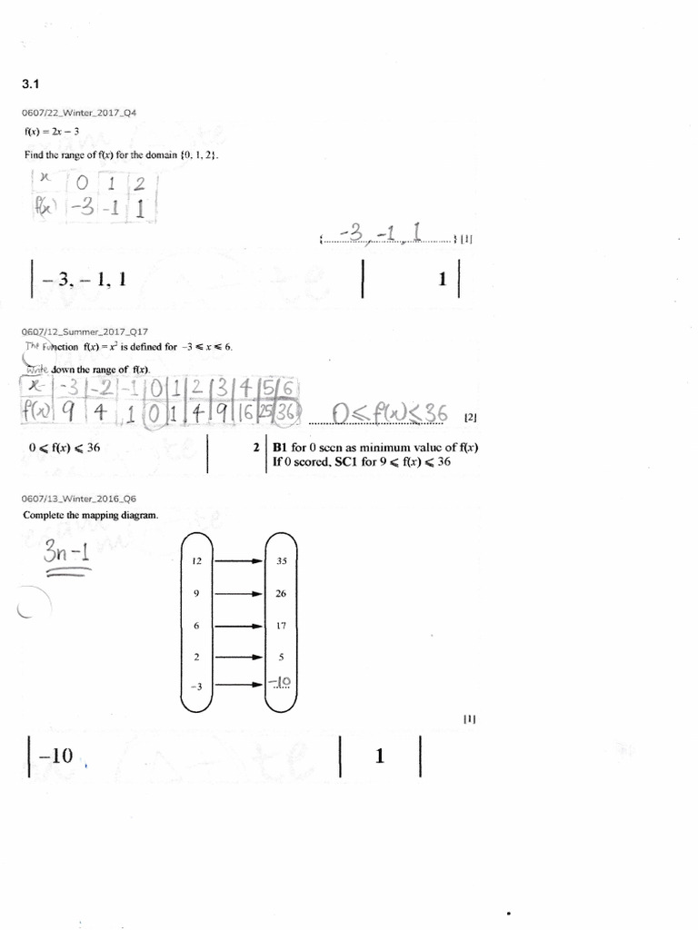 Maths 0607 Past Papers Topic 3 Pdf