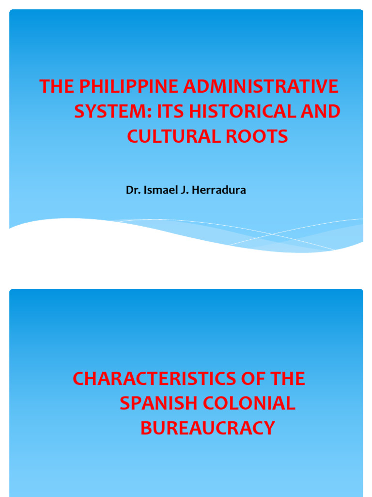 The Philippine Administrative System 1 | PDF | Corazon Aquino | Bureaucracy