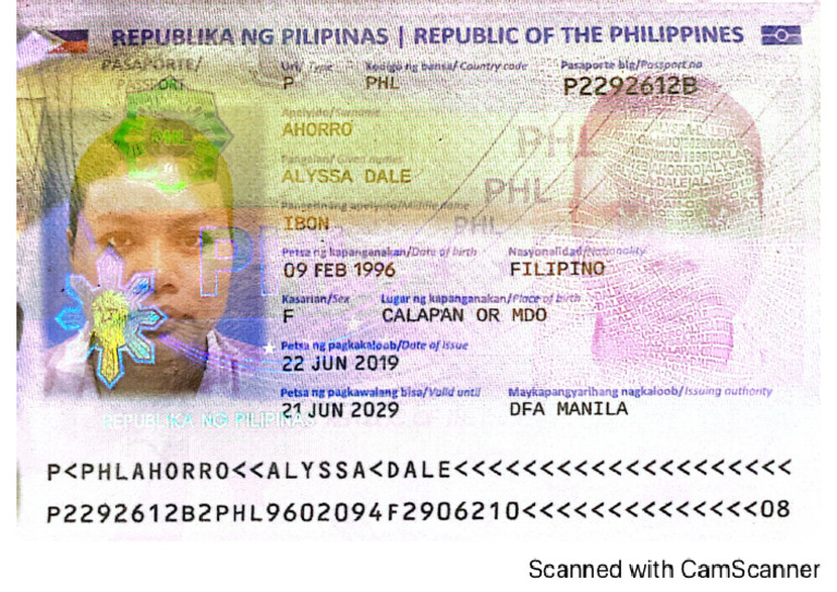 Passport Front | PDF
