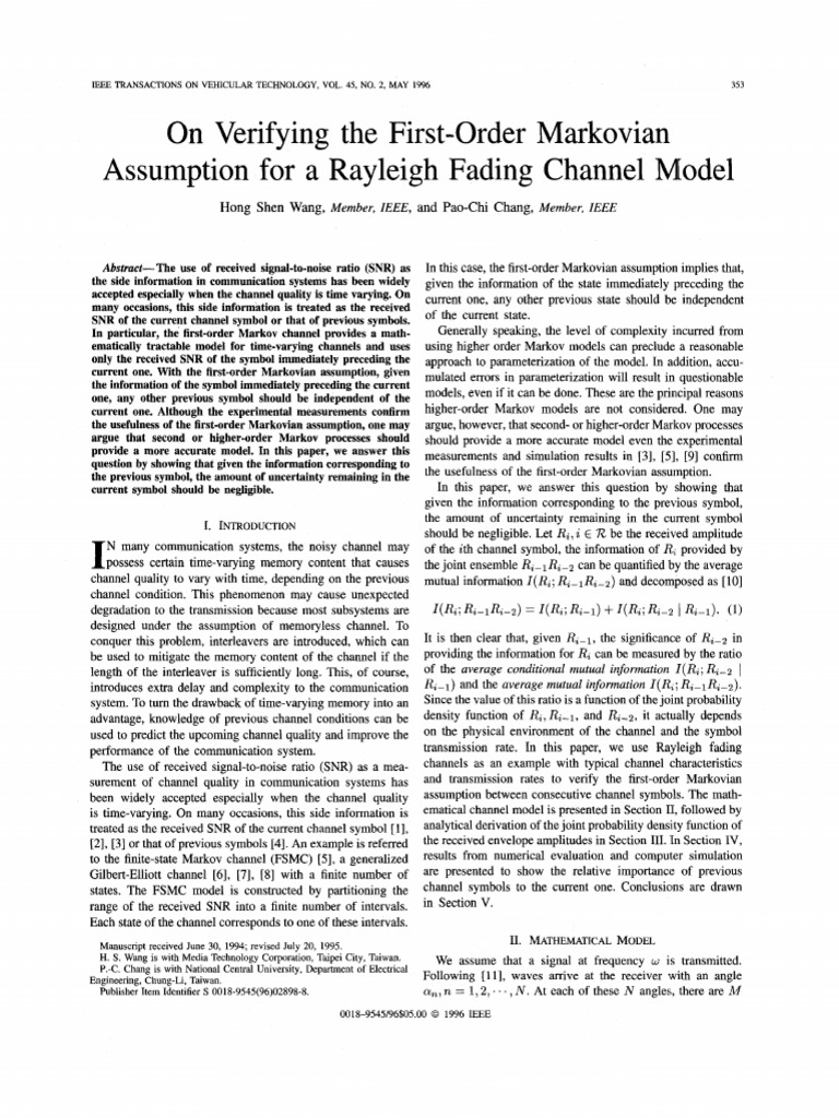 21-08-24-On Verifying The First-Order Markovian Assumption For A ...