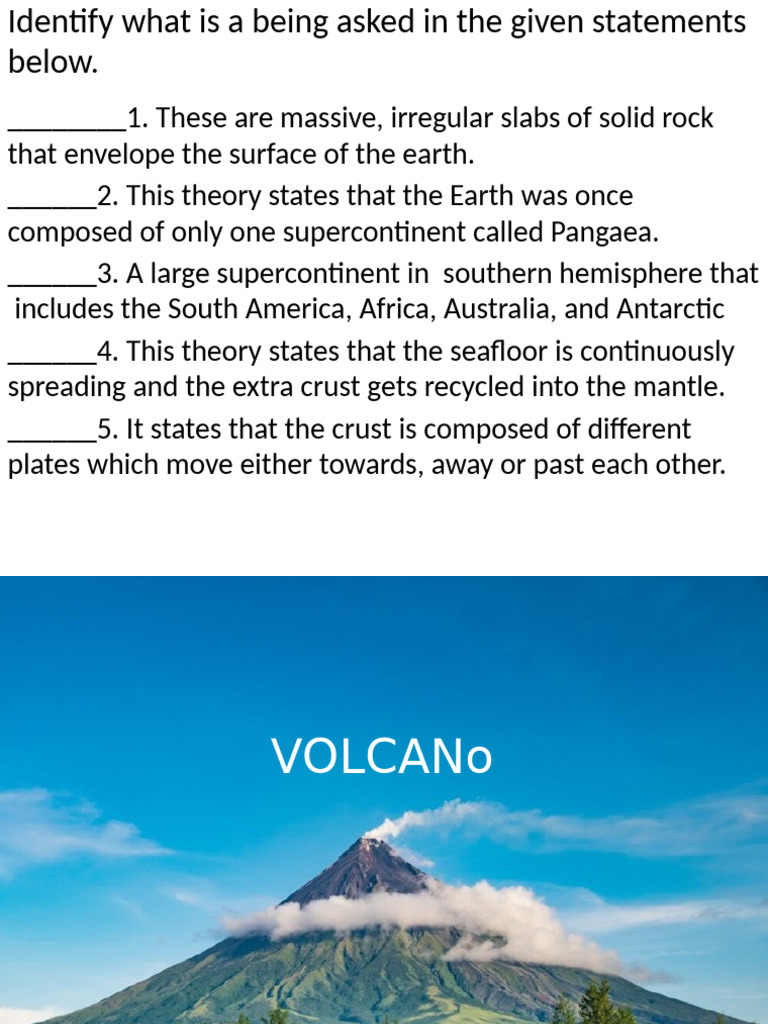 VOLCANO | PDF