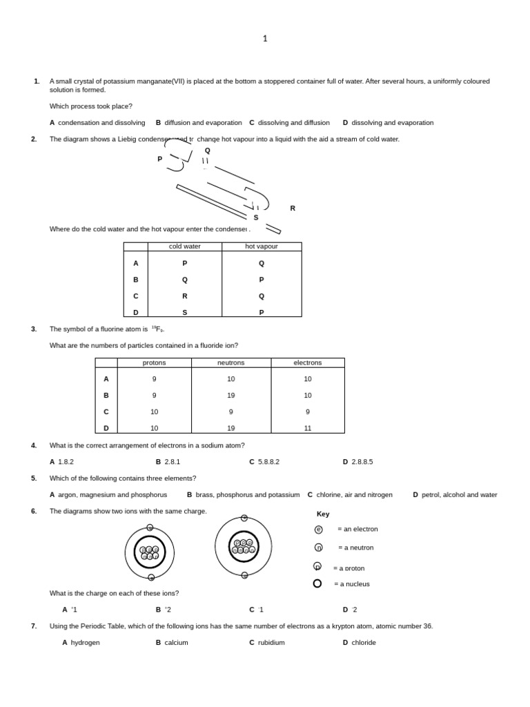 Structure of Matter | PDF