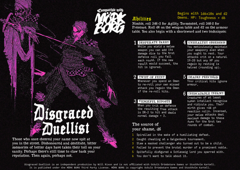 Disgraced Duellist | PDF