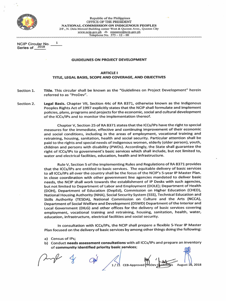 ProDev Guidelines 2018 | PDF