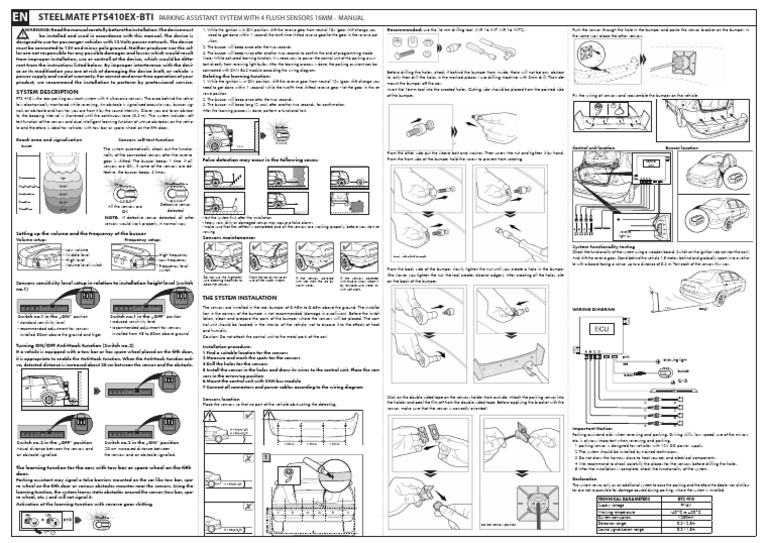 Pts410ex-Bti Manual en | PDF