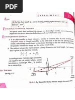 B Experiment 1 - Focal Length of Convex Lens | PDF | Optics | Applied ...