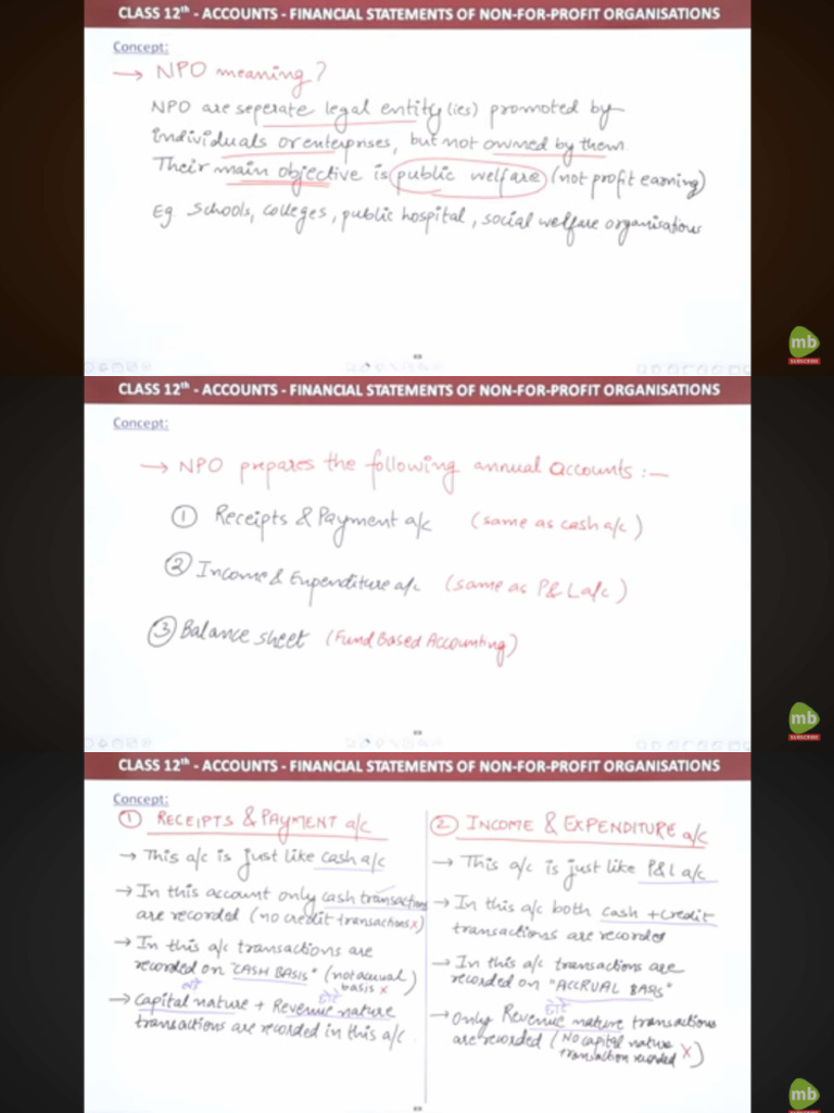 FSs of NPOs (Part 1) | PDF