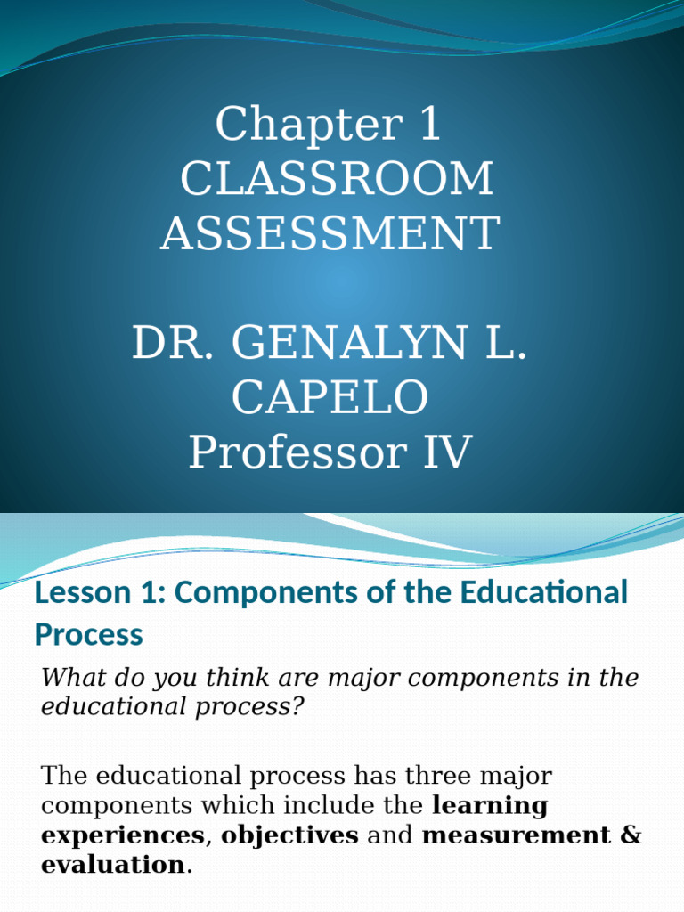 Assessment Learning | PDF