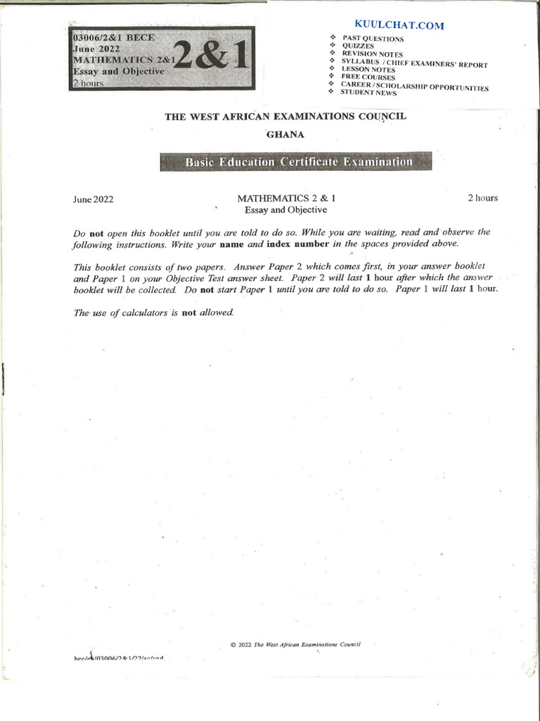 English Oral Test 2023 | PDF