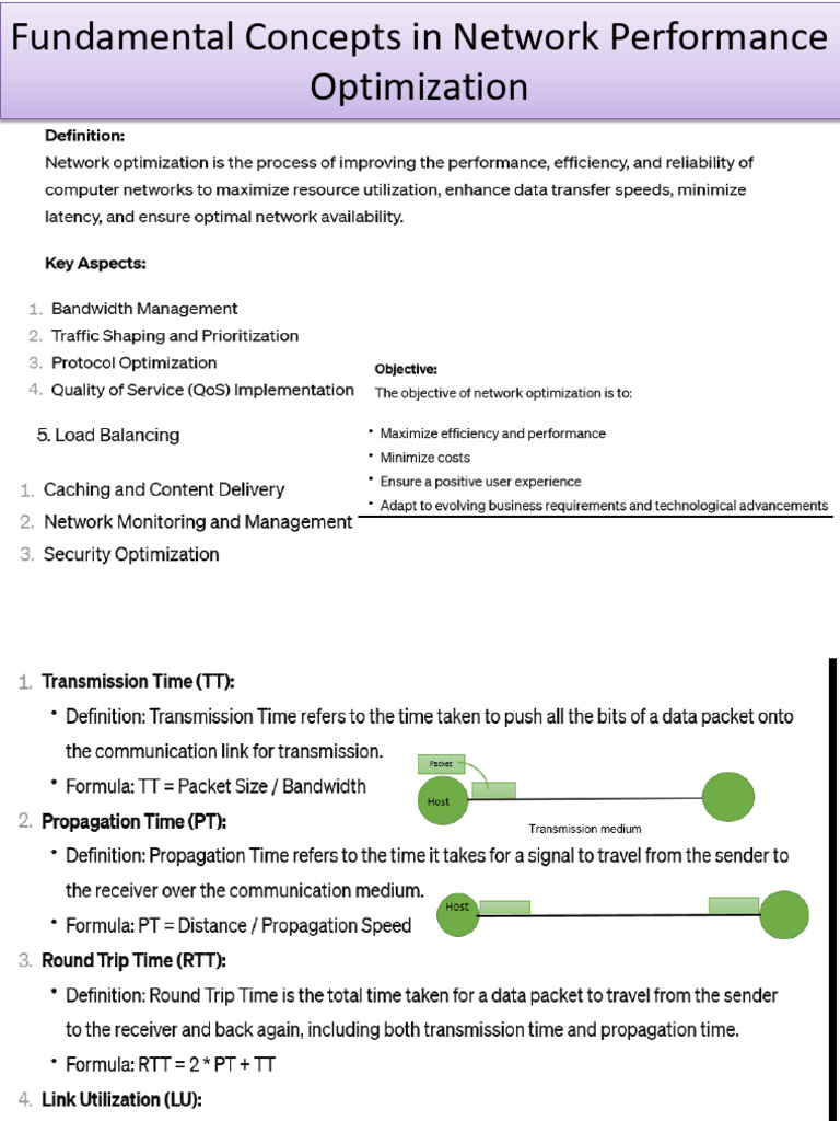 L - 3 - Fundamental Concepts in Network Performance Optimization - P1 | PDF