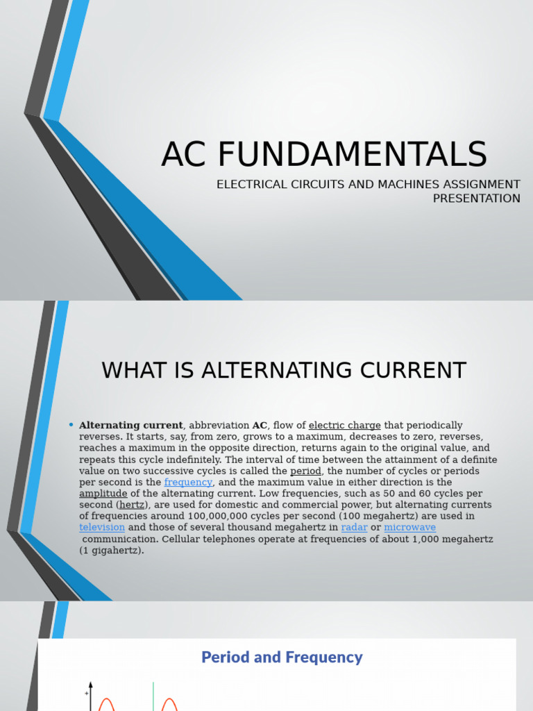 Ac Fundamentals | PDF