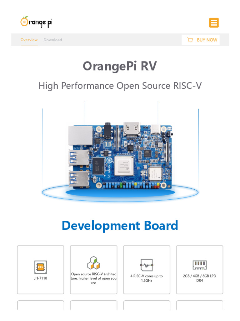 Orange Pi - Orangepi RV | PDF