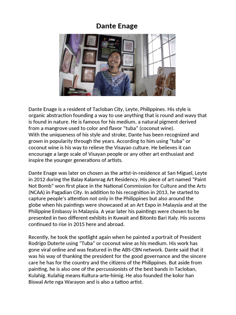 Dante Enage | PDF | Art