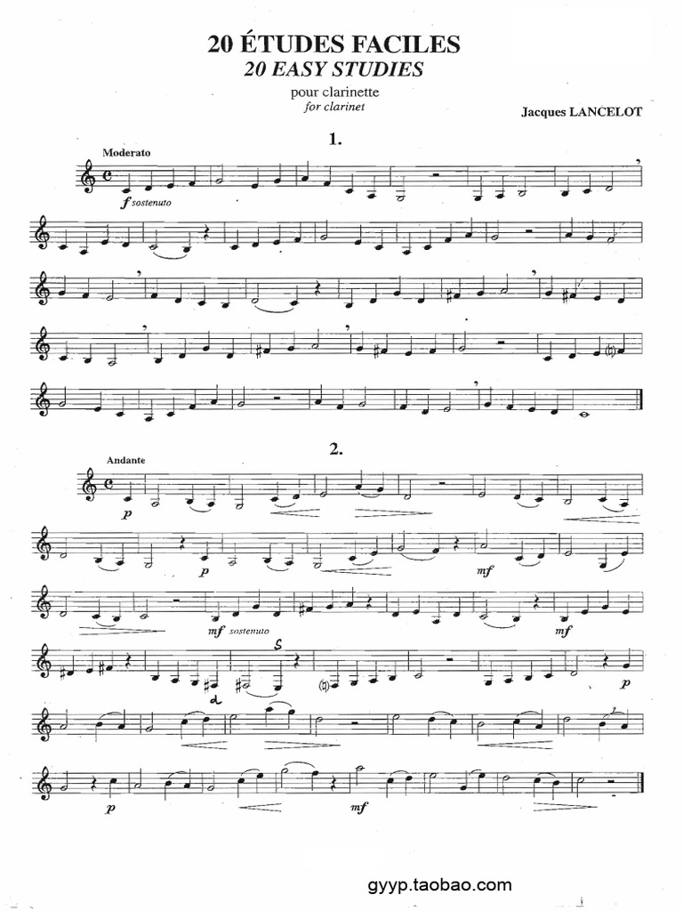 Lancelot - 20 Easy Studies | PDF