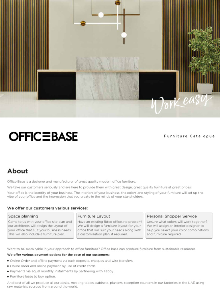 Office Base Product Brochure V18 | PDF