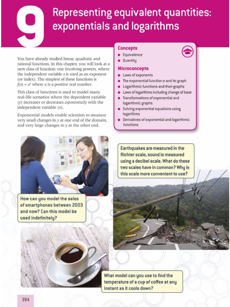 CH 9 Exponentials & Logarithms (Oxford Book) | PDF