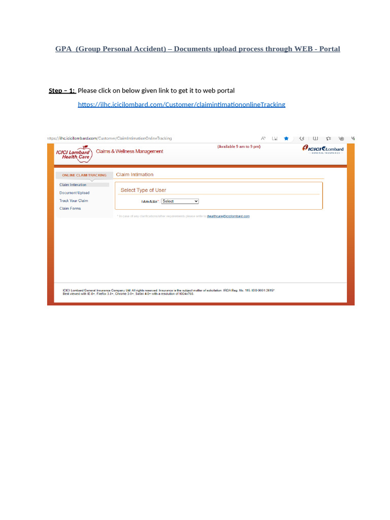 GPA Documents Upload Process | PDF