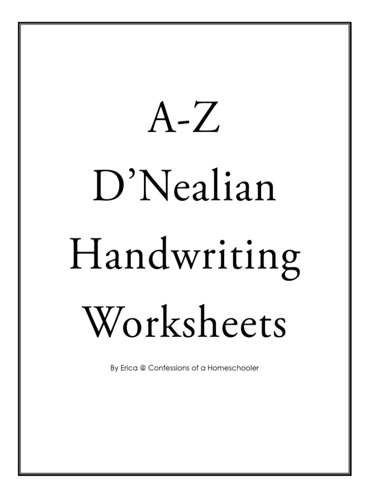 D Neal I An Handwriting | PDF