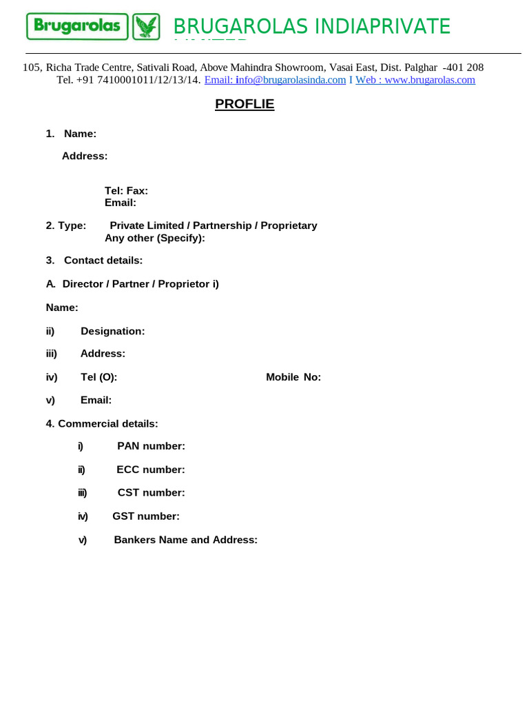 Channel Partnership Form | PDF