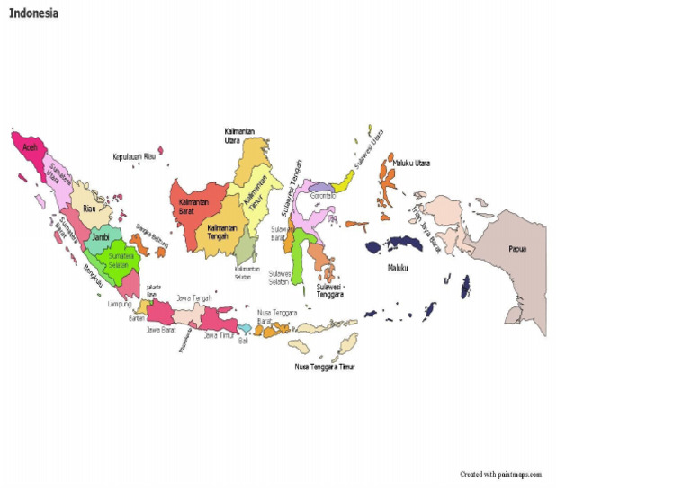 Peta Indonesia A3 | PDF