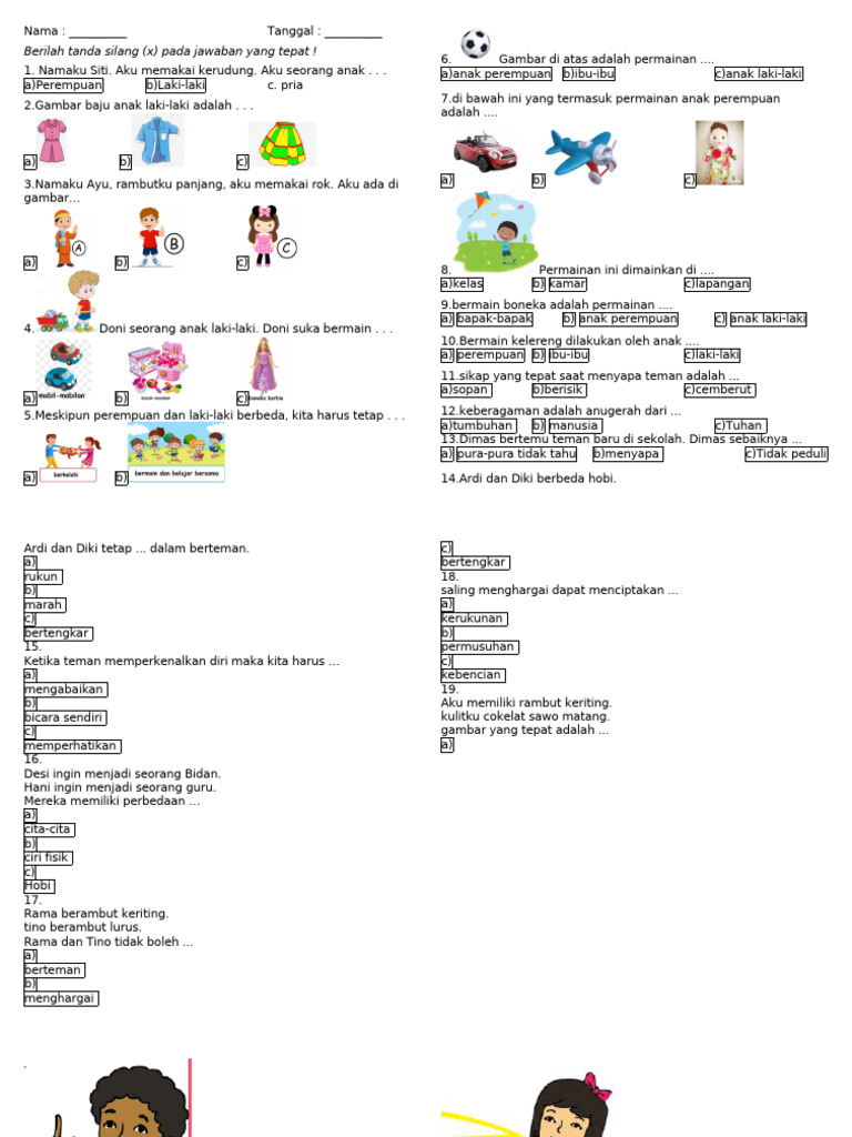 Latihan Soal Pancasila Bab1 2425 Acak2 | PDF