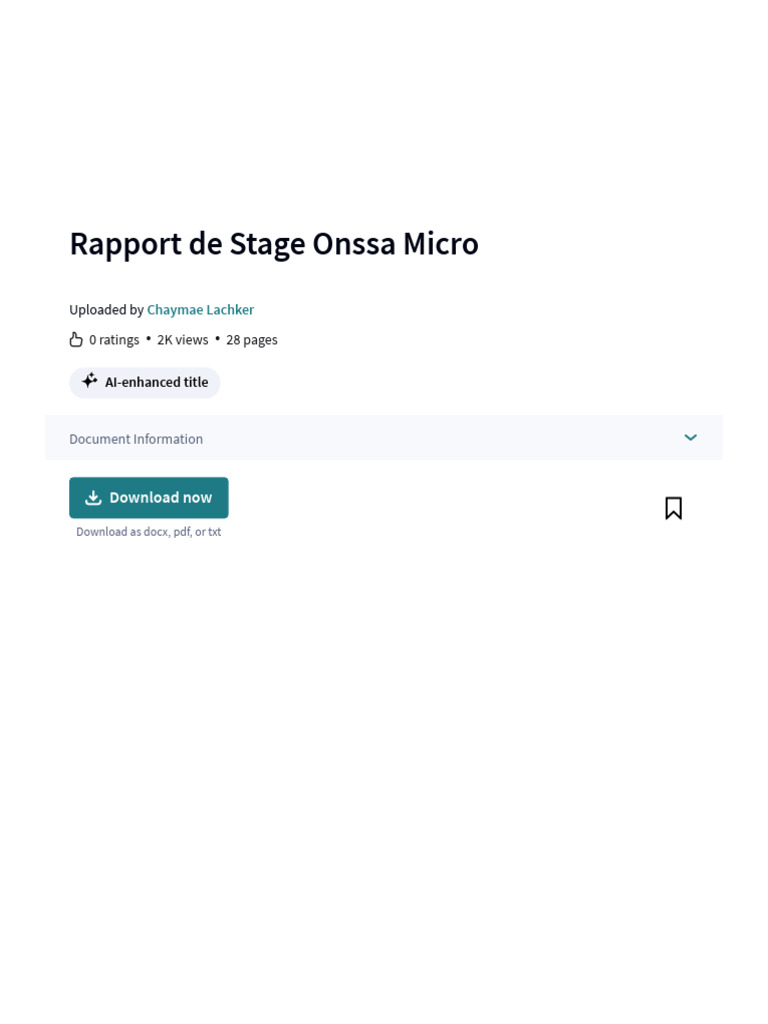 Rapport de Stage Onssa Micro | PDF | Staphylocoque doré | Staphylococcus | PDF