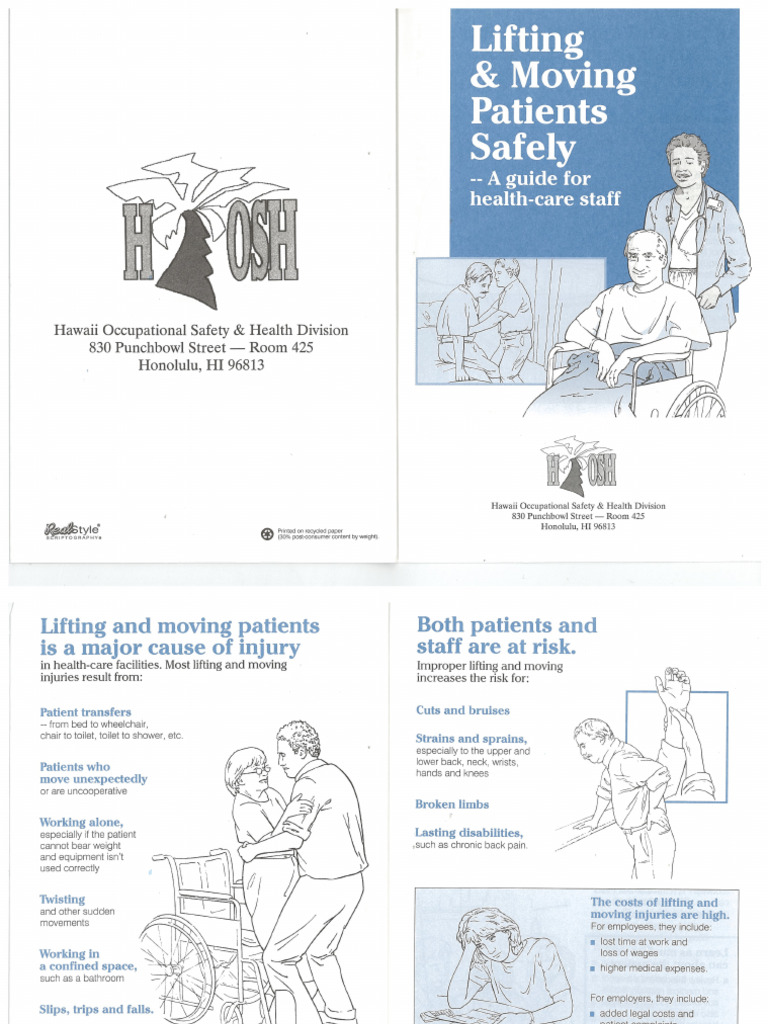 Lifting and Moving Patients Safely | PDF