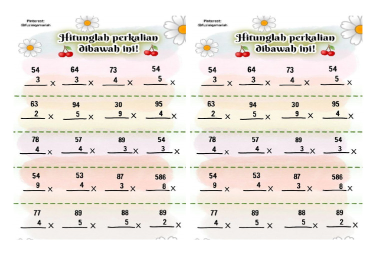 Soal Perkalian | PDF