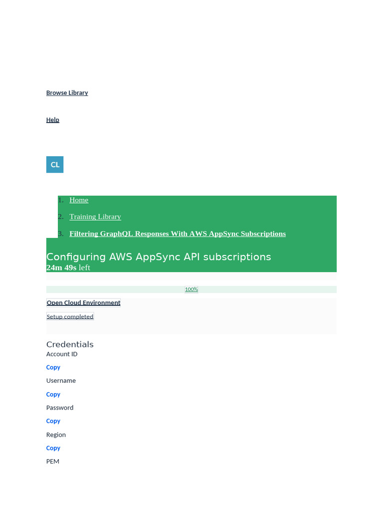 APPSync Lab Cloudacademy | PDF