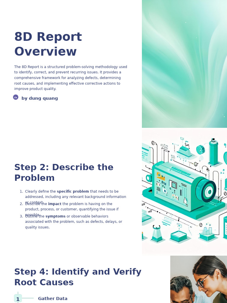 8D Report: Problem-Solving Framework | PDF | Cognitive Science | Business