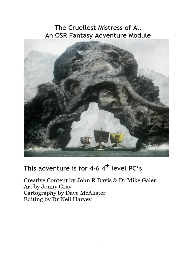 OSR Fantasy Adventure Module Guide | PDF