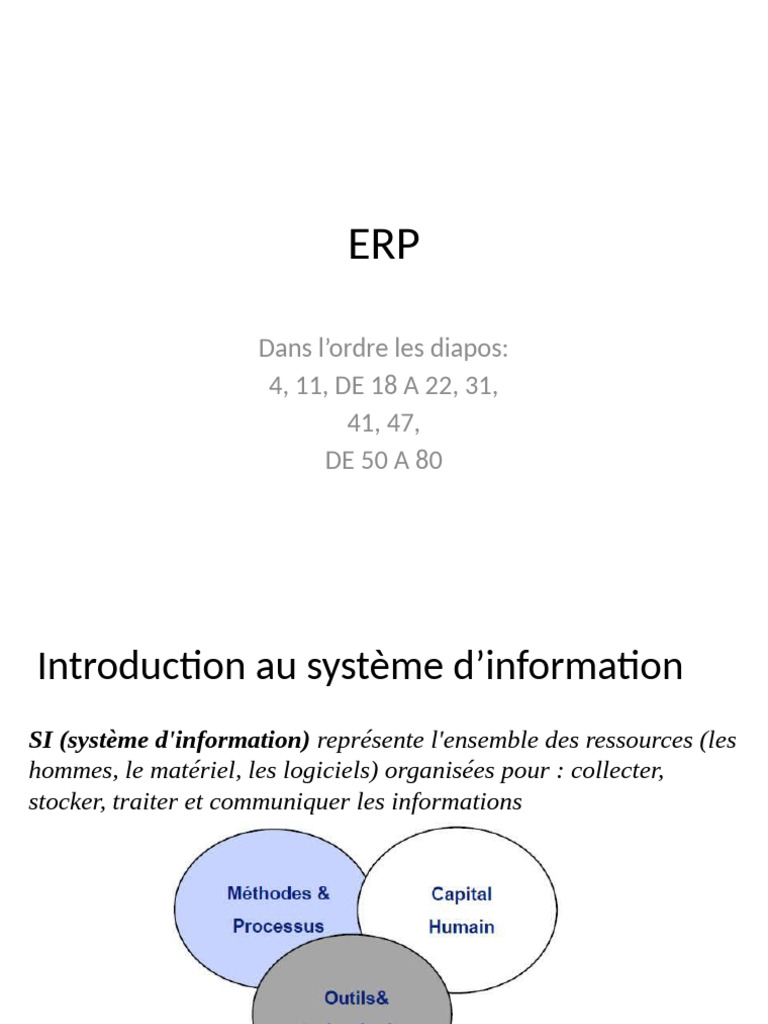 ERP Exam | PDF