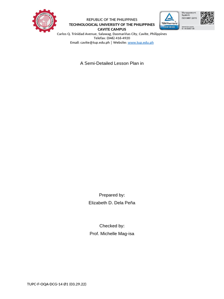 January 18 Lesson Plan Pdf