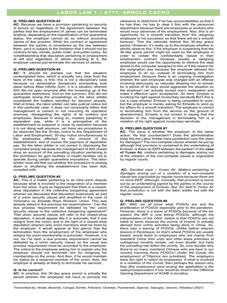 Ll1 Finals Trans Cacho | PDF