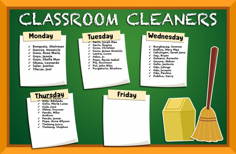 Classroom Cleaners | PDF