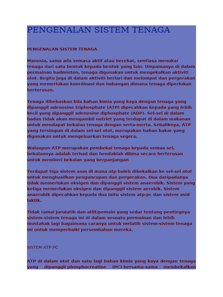Pengenalan Sistem Tenaga | PDF