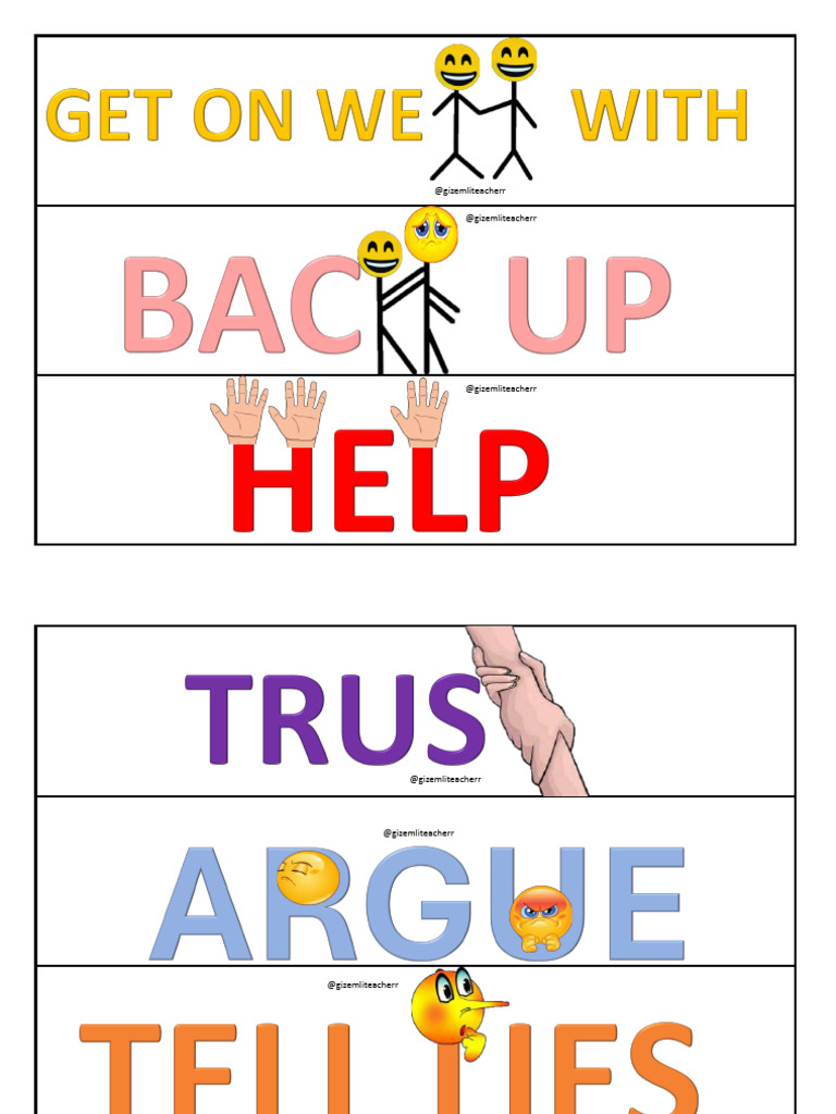 Friendship Snapwords Bulletin Board | PDF