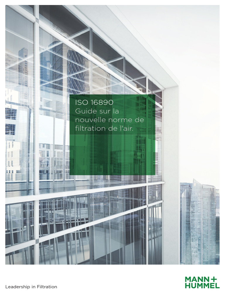 Guide Sur La Nouvelle Norme de Filtration de Aire Iso 16890 FR | PDF