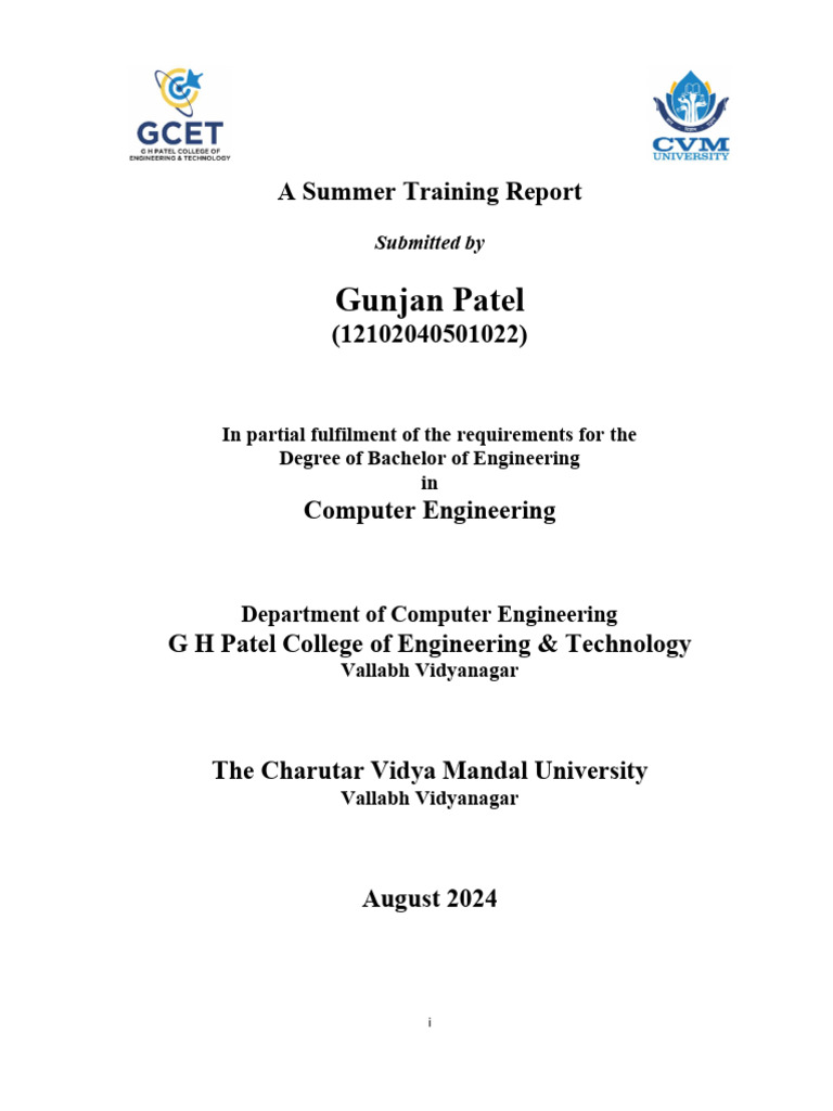 Gunjan Report | PDF