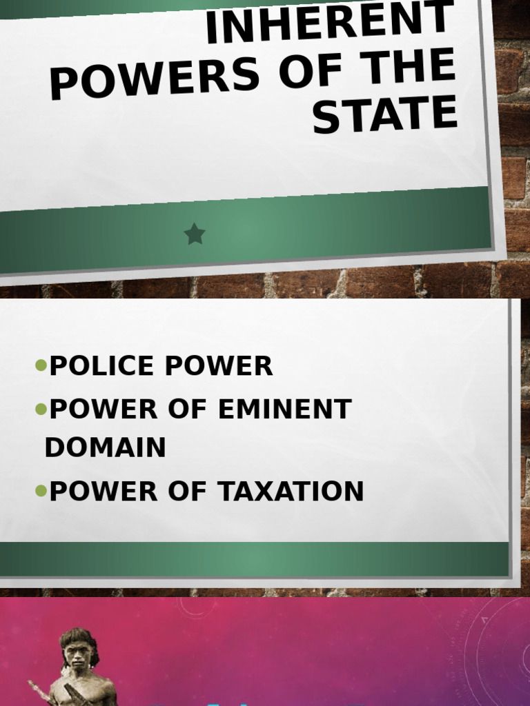 Fundamental Powers of The State | PDF