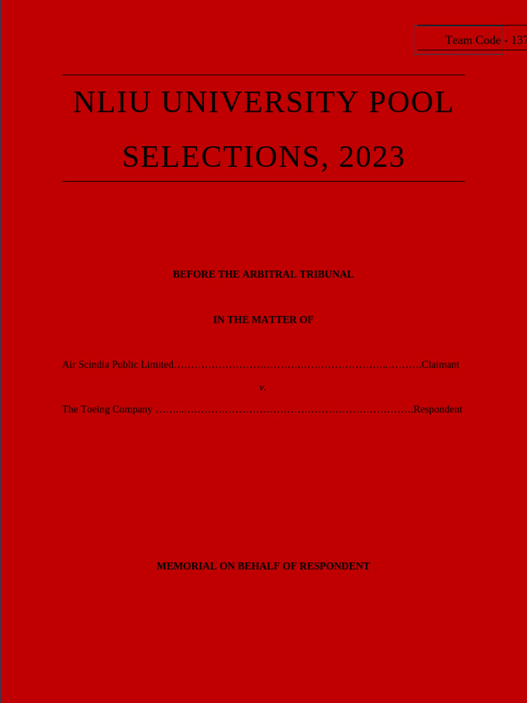 Respondent Final | PDF