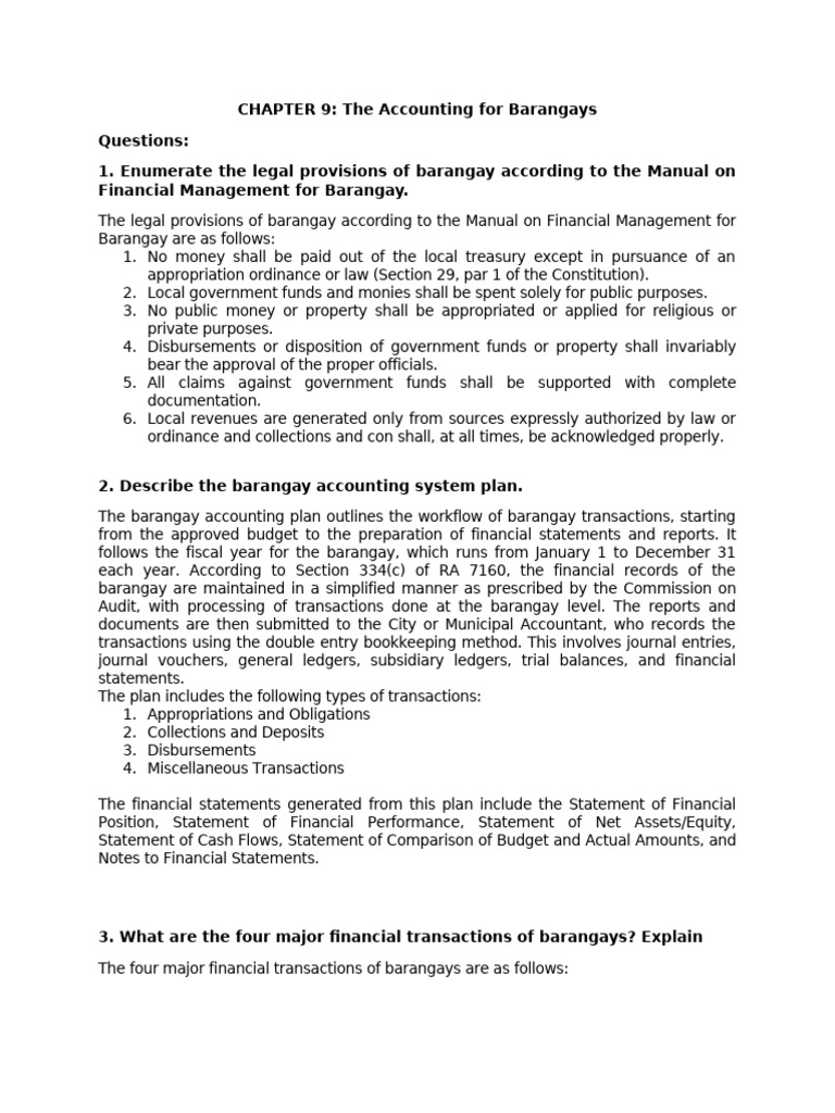 Assignment Chapter 9 | PDF