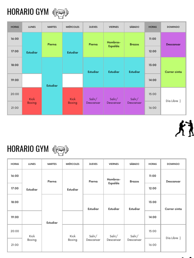 Horario Gym | PDF