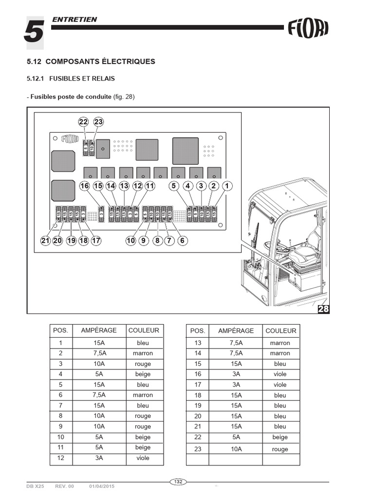 Autobetoniere Fiori DBX 25 Schema Electrique | PDF