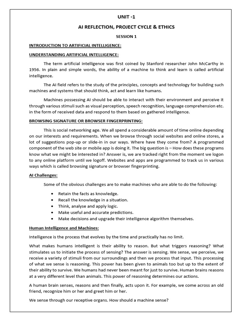 Class 9 AI Chapter 1 Introduction To Artificial Intelligence1722932548 ...