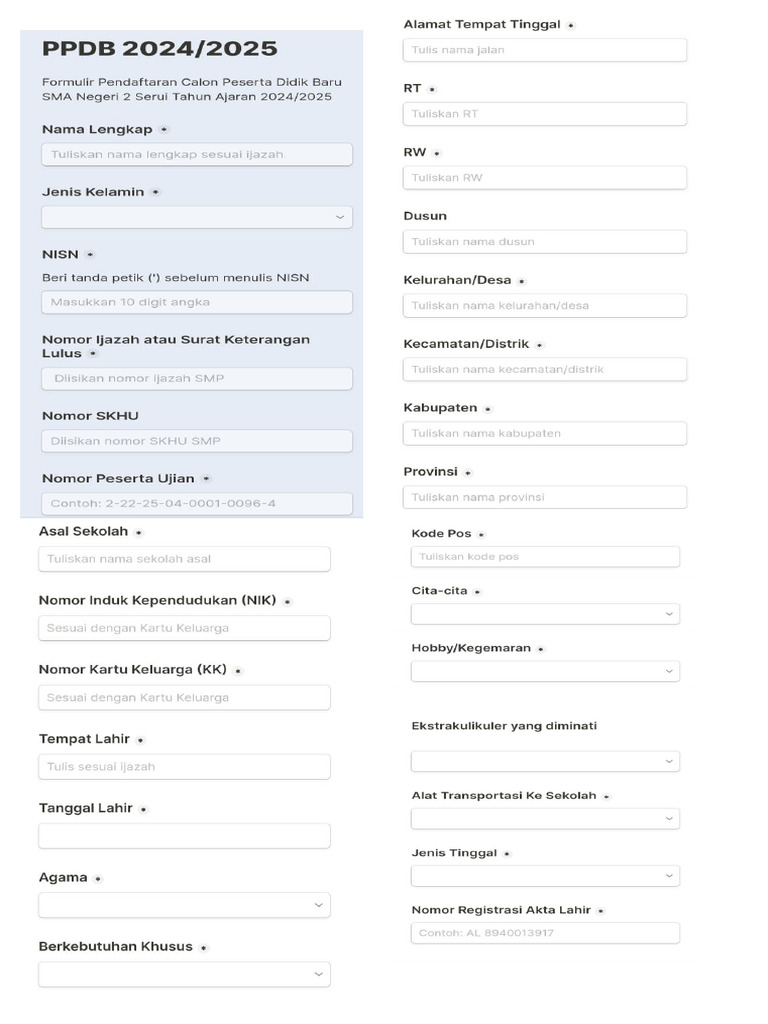 PPDB 2024 - 2025 | PDF