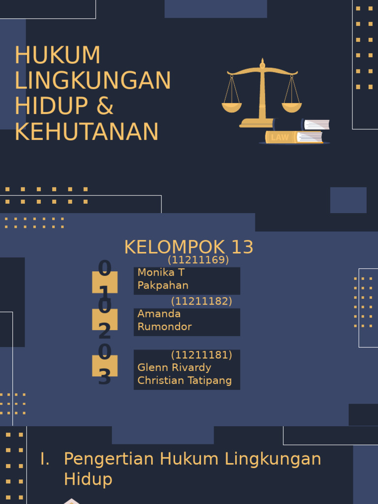 Kel 13 Hukum Lingkungan Hidup Dan Kehutanan | PDF