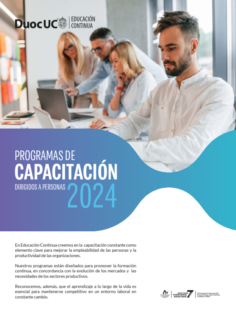 Catalogo Cursos Duoc UC 2024 - Personas | PDF