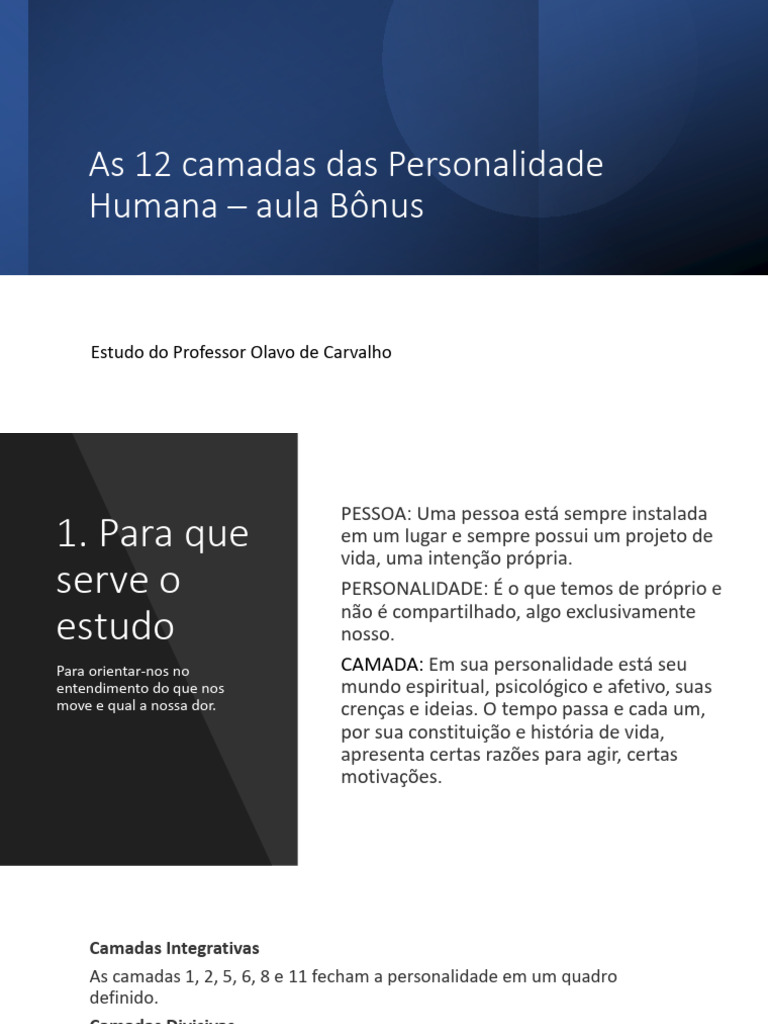 74 As 12 Camadas e Comoultrapassar As Camadas - User28313 | PDF