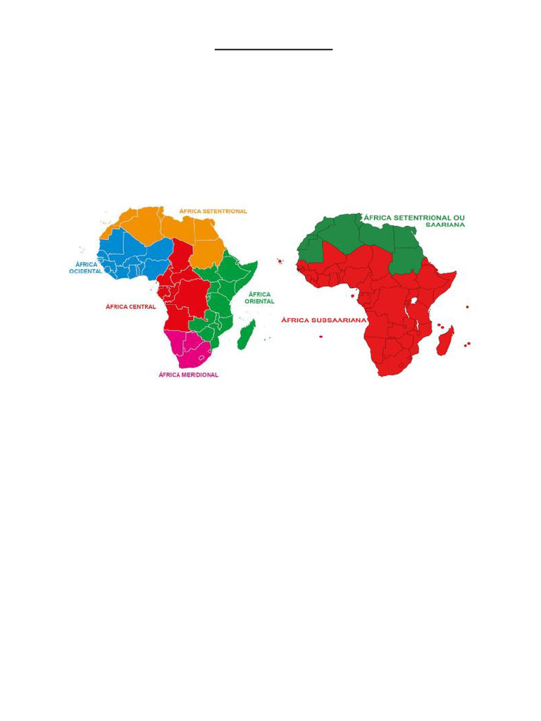 O Continente Africano | PDF